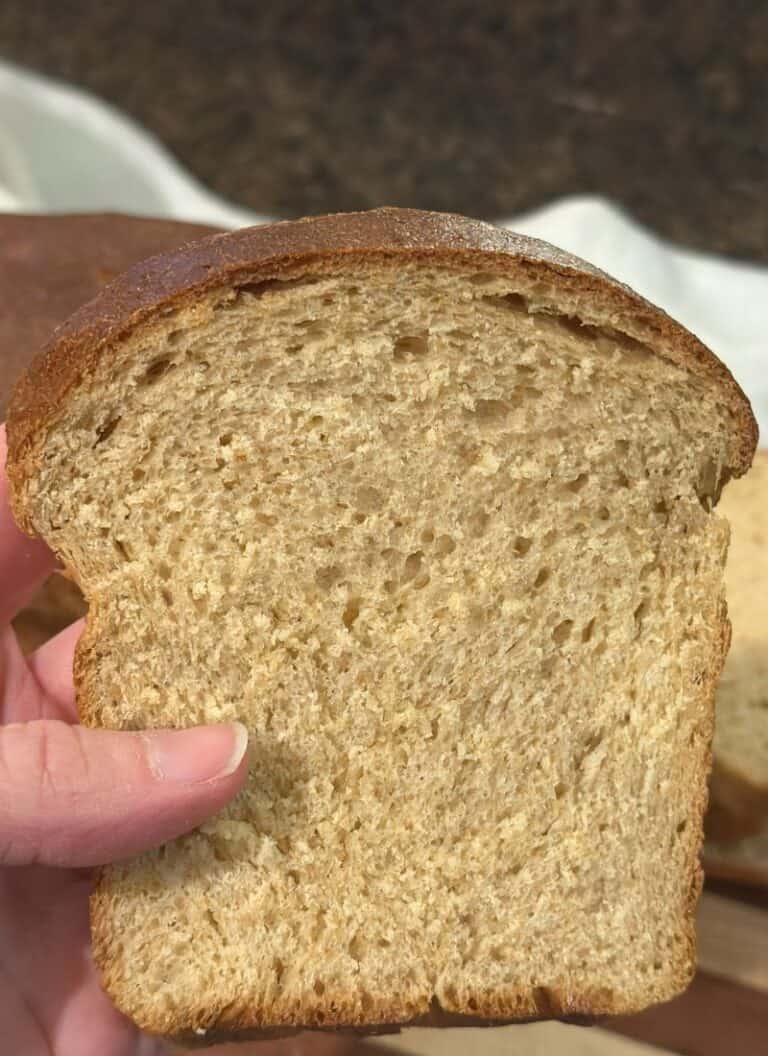 Fresh Milled Flour Bread Recipe (Perfect Sandwich Loaf!) - Heritage revived