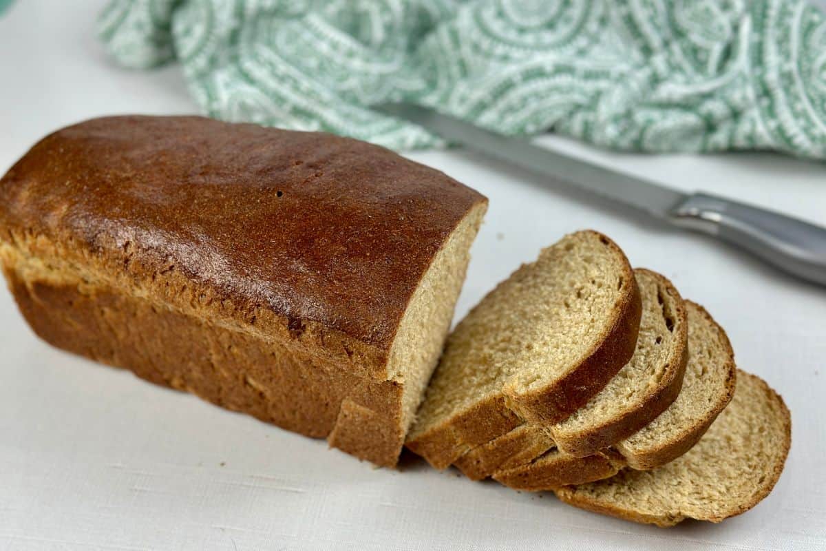 Fresh Milled Flour Bread Recipe (Perfect Sandwich Loaf!) - Heritage revived