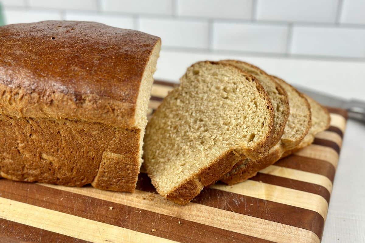 Fresh Milled Flour Bread Recipe (Perfect Sandwich Loaf!) - Heritage revived