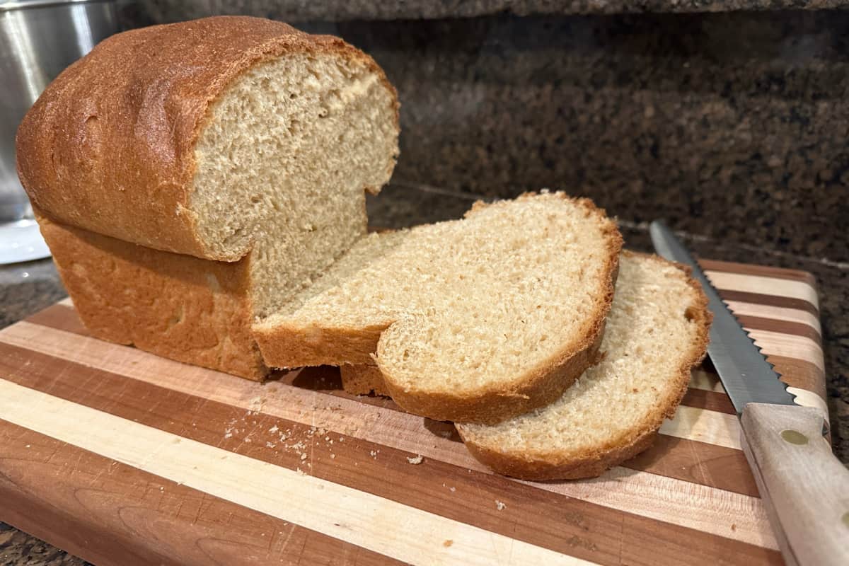 Fresh Milled Flour Bread Recipe (Perfect Sandwich Loaf!) - Heritage revived