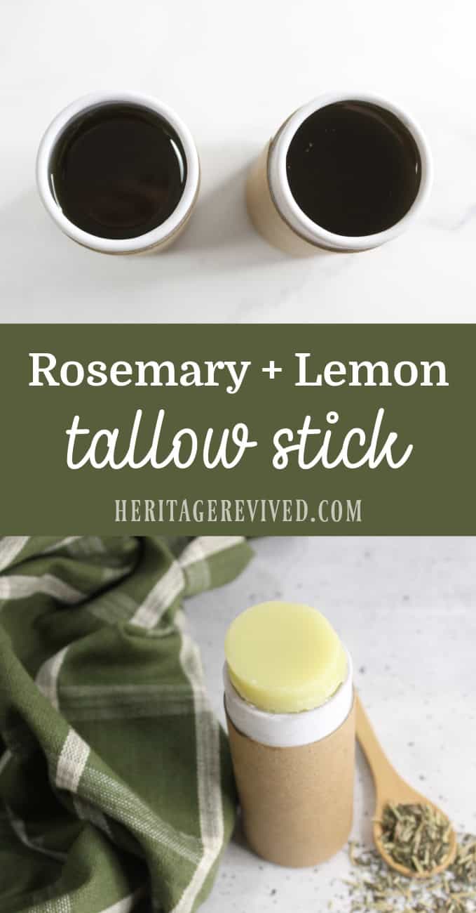 Homemade Beef Tallow Moisturizer Stick - Heritage revived